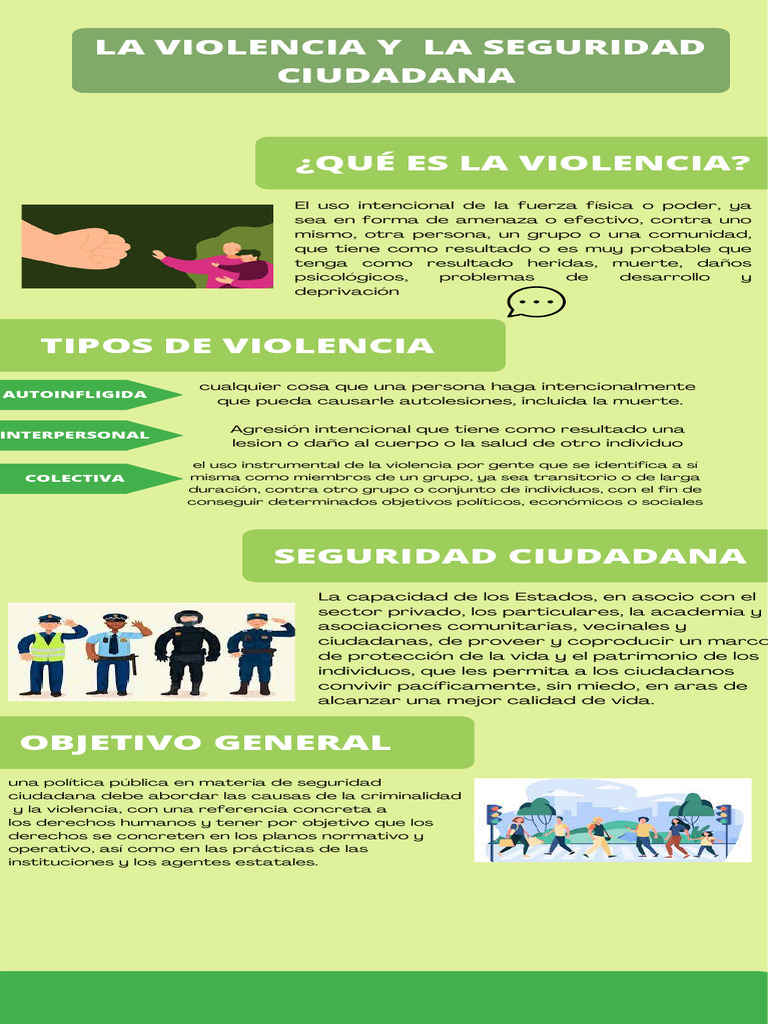 Infografía Seguridad y Violencia | PDF