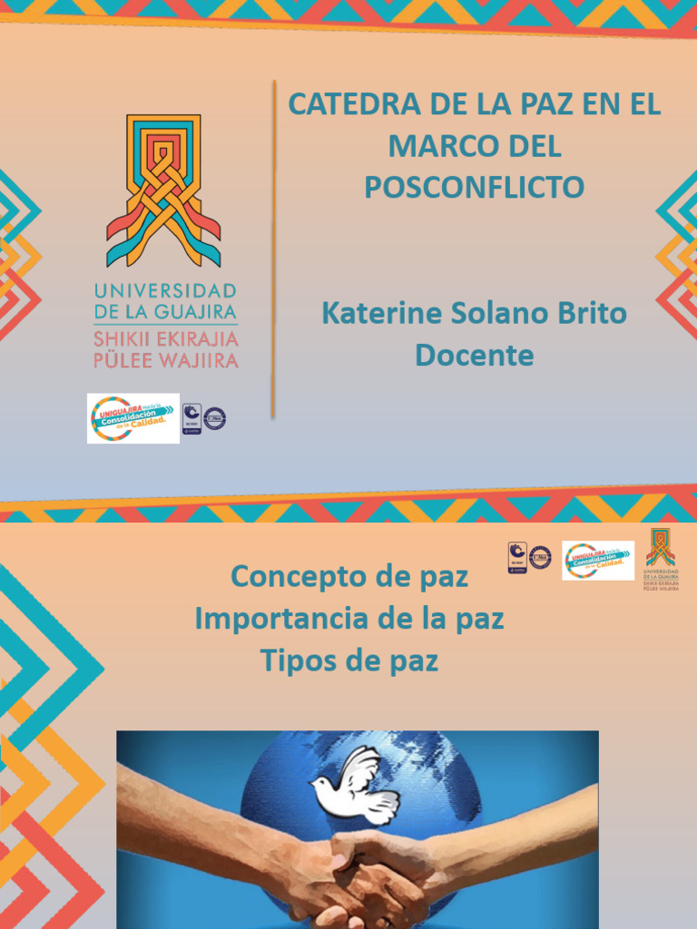 Concepto de Paz, Tipos de Paz | PDF | Paz | Derechos humanos