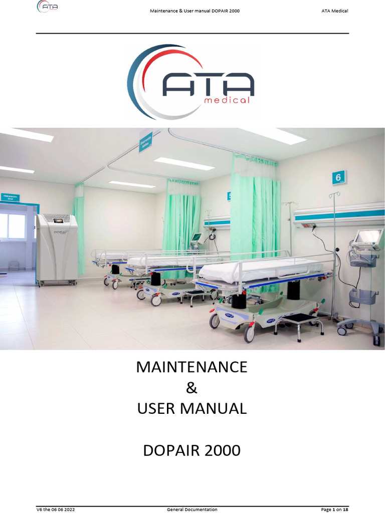 User & Maintenance Manual DOPAIR 2000 - EN v0 | PDF