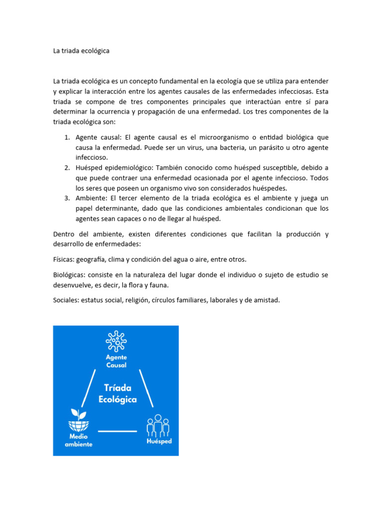 La Triada Ecológica | PDF