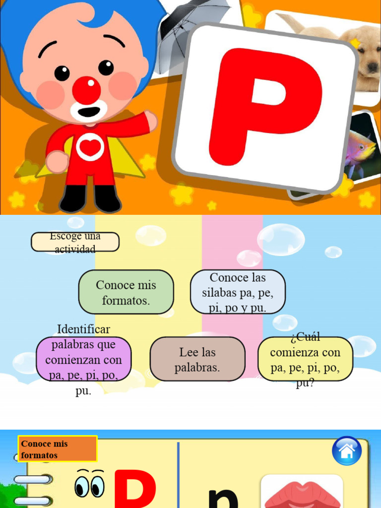 Letra P | Descargar gratis PDF | Lingüística | Fonética