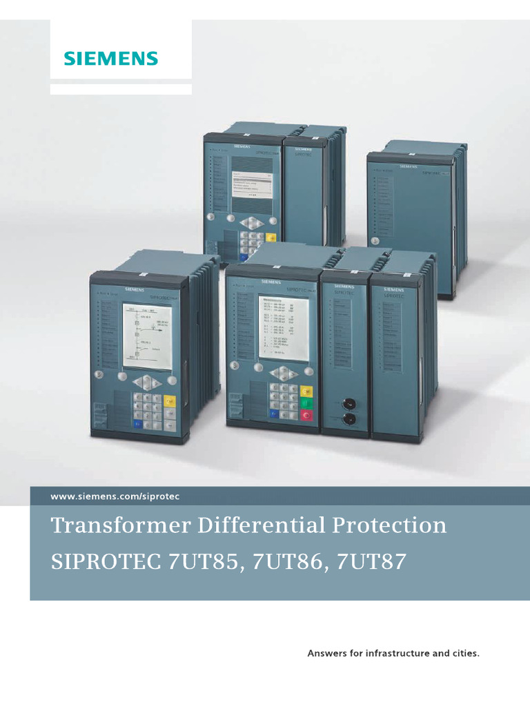 Transformer Prot - 7UT8 | PDF