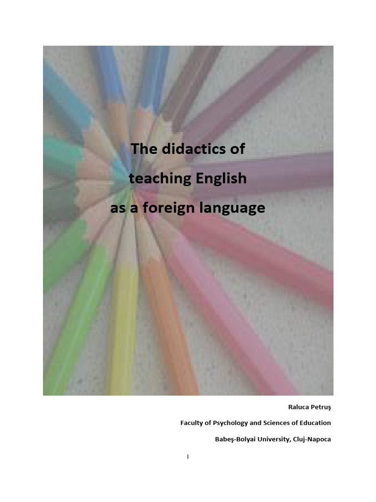English As A Foreign Language - R.POP | PDF | Constructivism ...