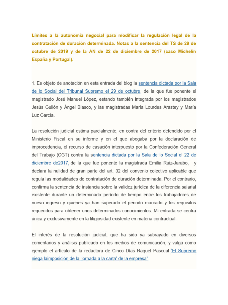 Límites A La Autonomía Negocial para Modificar La Regulación Legal de ... Límites A La Autonomía Negocial para Modificar La Regulación Legal de ...