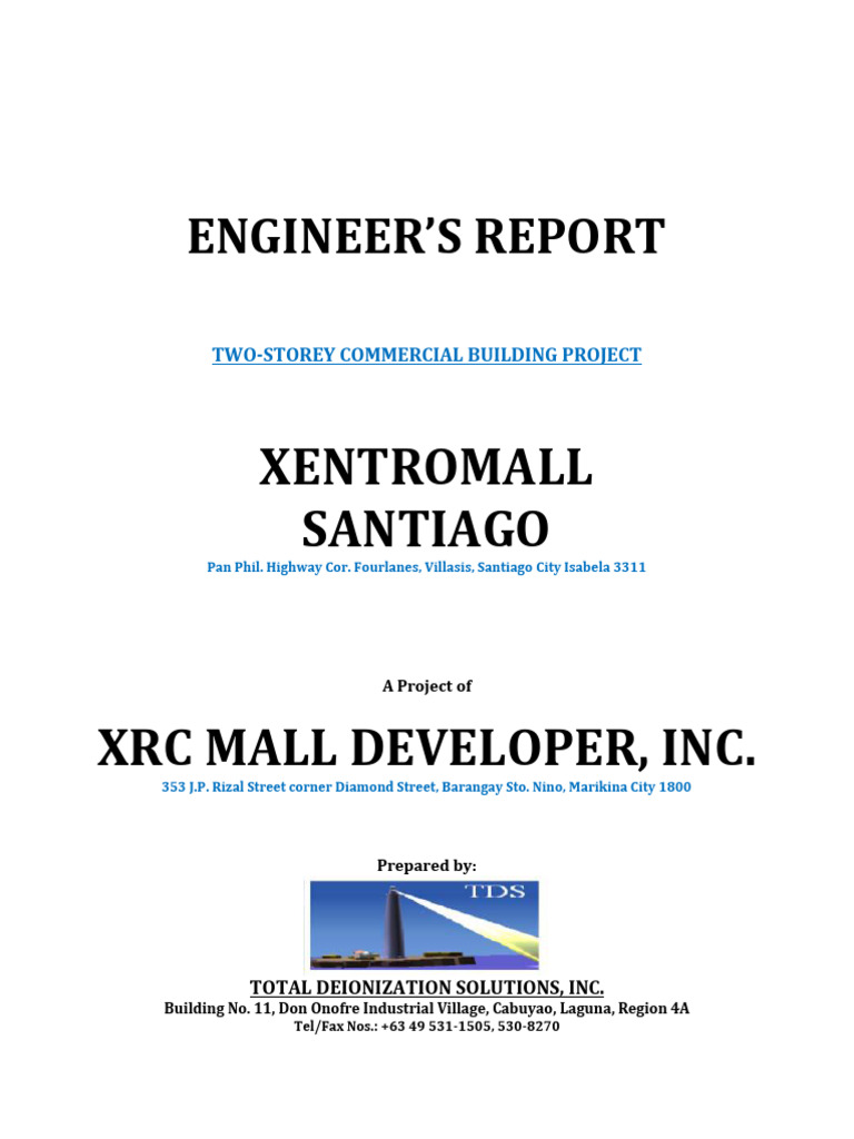 Engineering Report (DP) | Download Free PDF | Sewage Treatment | Water And The Environment