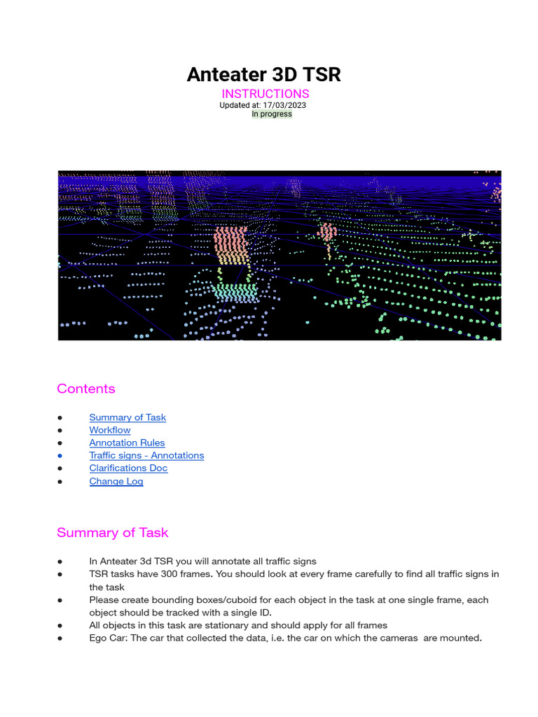 EXTERNAL Anteater Traffic Signs 3D | PDF | Lidar | Computing