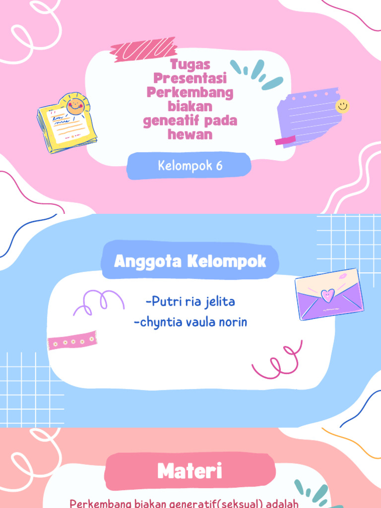 Tugas Presentasi Perkembangbiakan Geneatif Pada Hewan - 20230915 - 163545 - 0000 | PDF