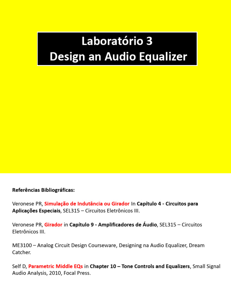 Audio Equalizer Design and Implementation | PDF | Technology & Engineering
