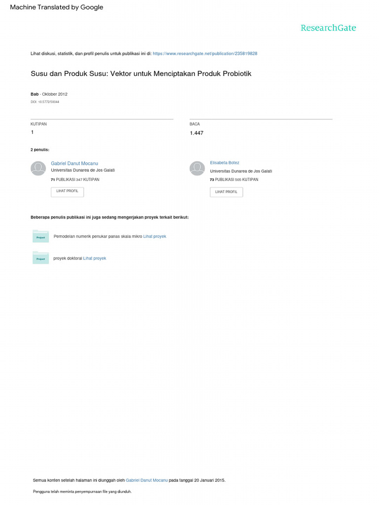 InTech-Milk and Dairy Products Vectors To Create Probiotic Products1 | PDF