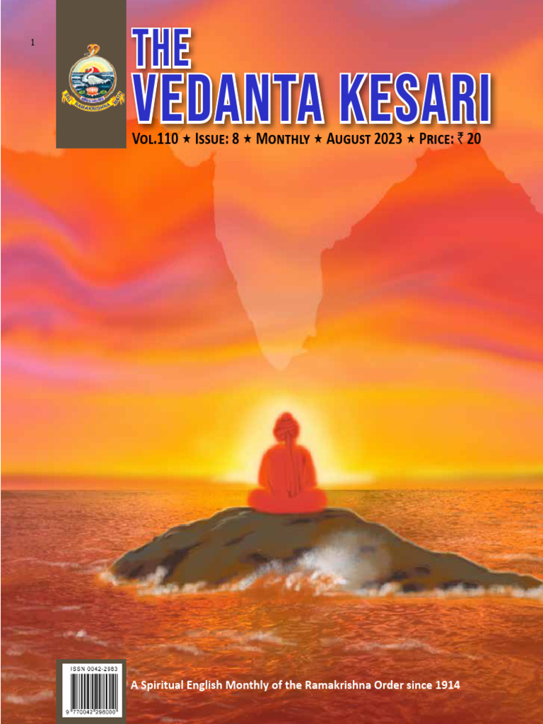 The Vedanta Kesari - August 2023 | PDF | Swami Vivekananda | Artificial Intelligence