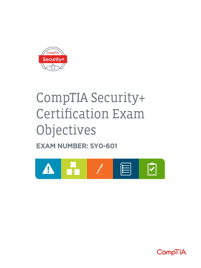 Comptia Security Sy0 601 Exam Objectives (6 0) | PDF | Computer Network | Security