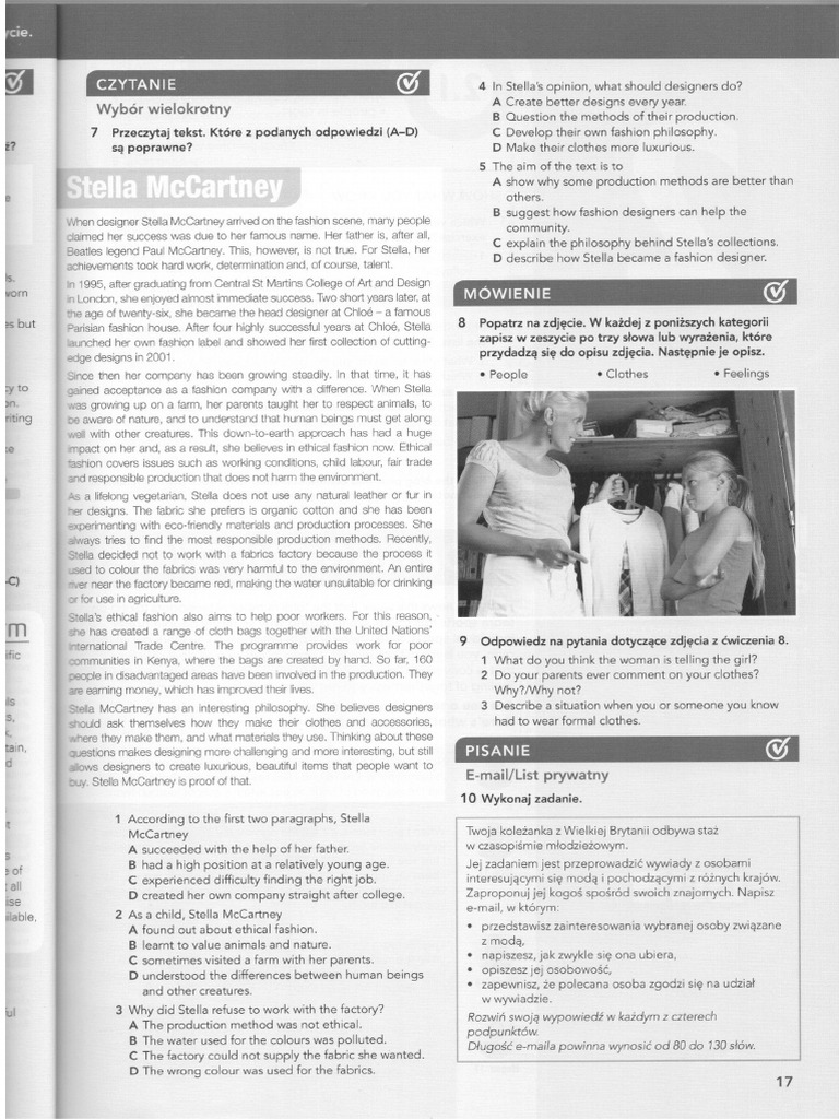 Focus 3 Unit 1 WB | PDF