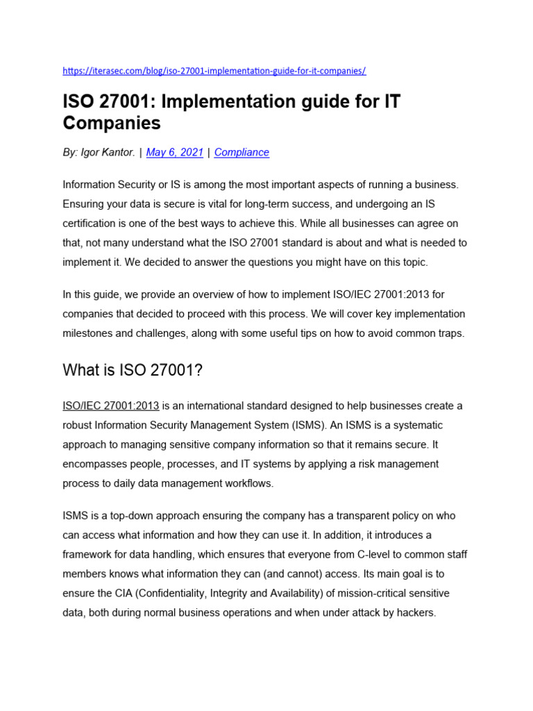 Esis 1 | PDF | Risk | Information Security