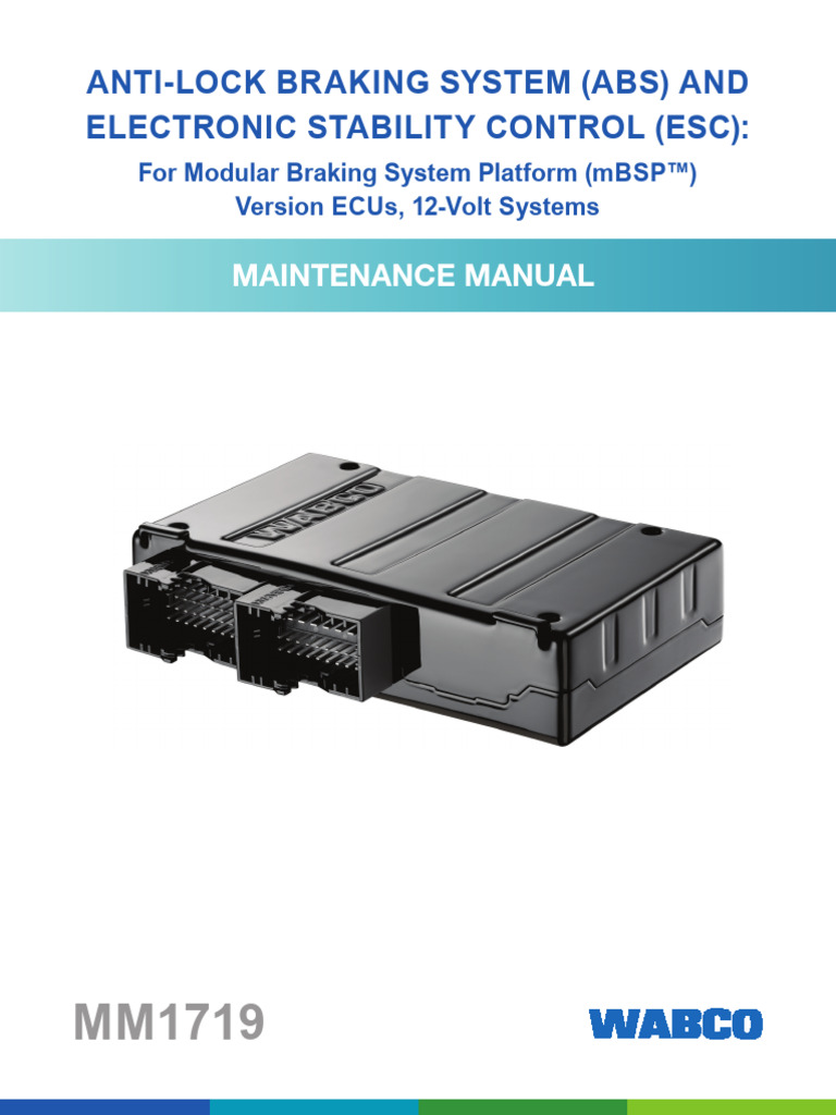 ABS Manual 3 | PDF | Anti Lock Braking System | Brake