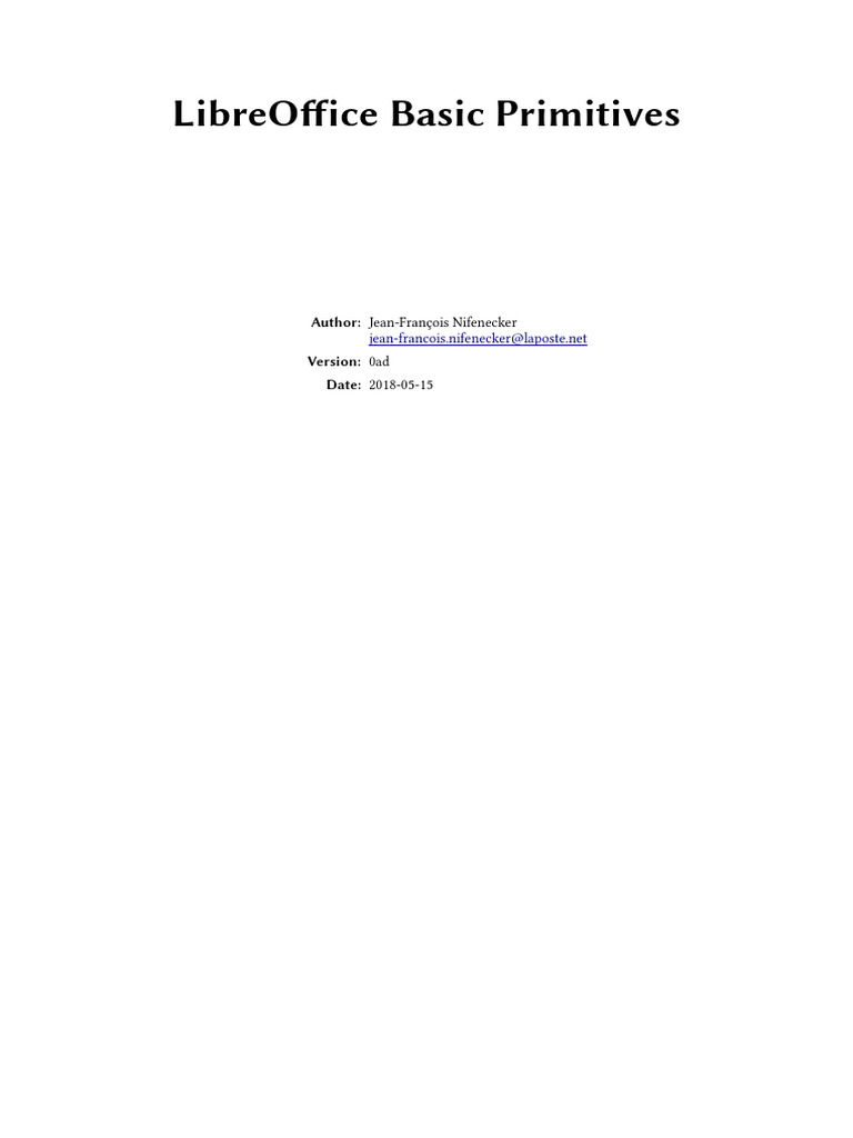 LibO Primitives V0ad Without Classes | PDF | Filename | Computer File