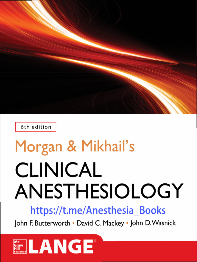 Morgan | PDF | Anesthesia | Surgery