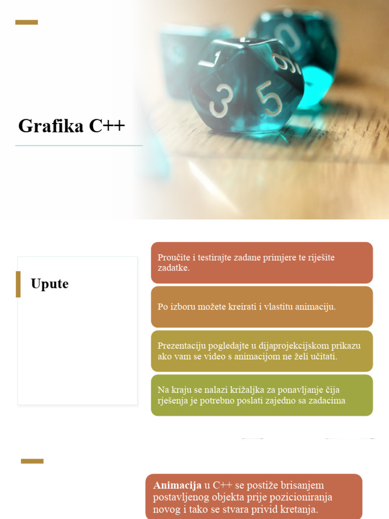 Grafika C++ - Vježba 3 | PDF