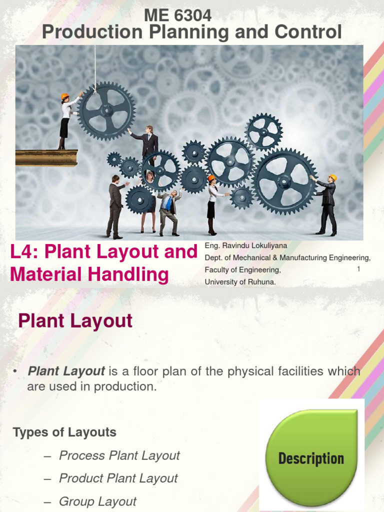 L4.Plant Layout and Material Handling | PDF | Mass Production ...
