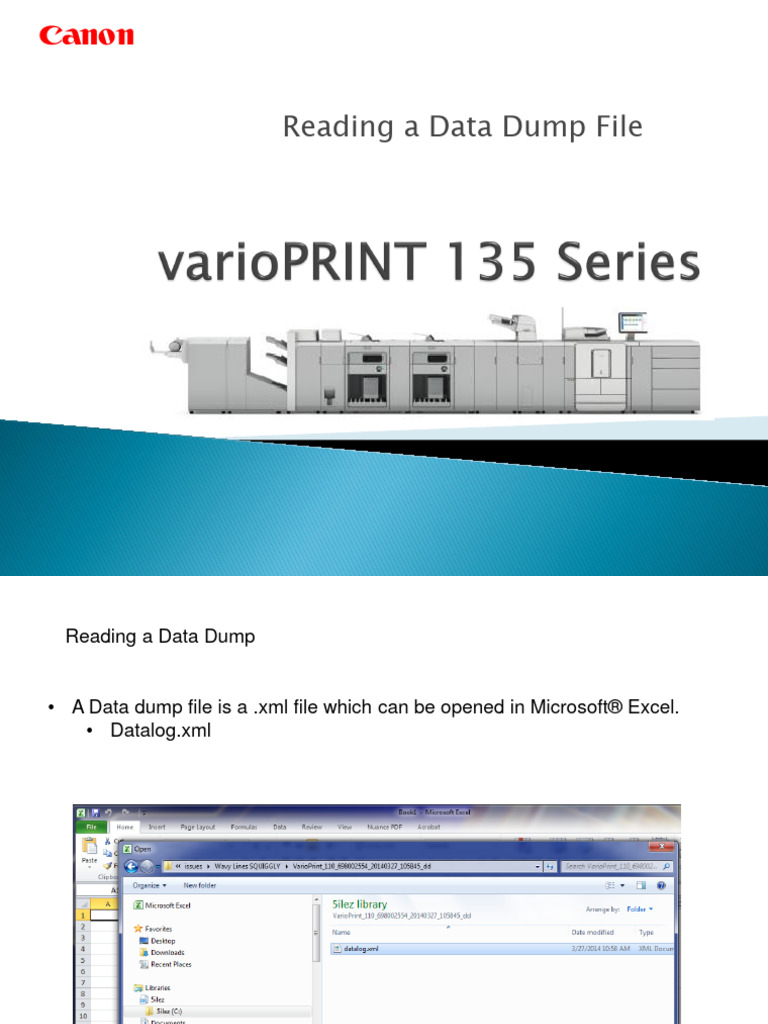 Reading A Datadump | PDF | Microsoft Excel | Computer File