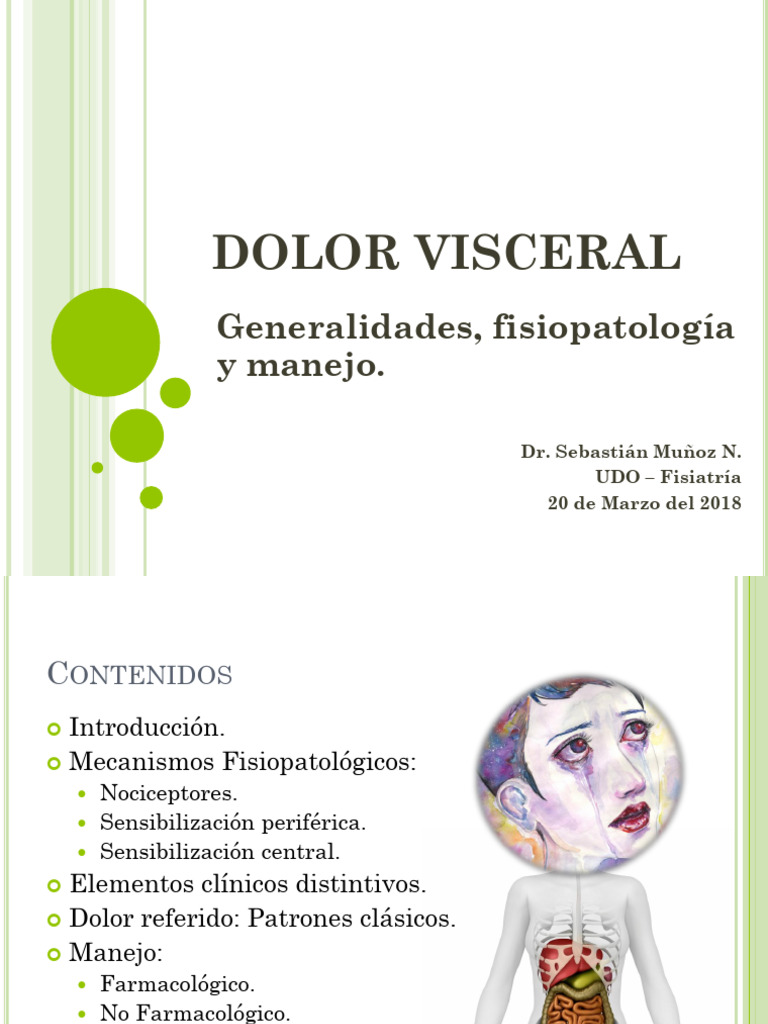 Fisiopatología y Manejo del Dolor Visceral | PDF | Dolor | Neuropsicología