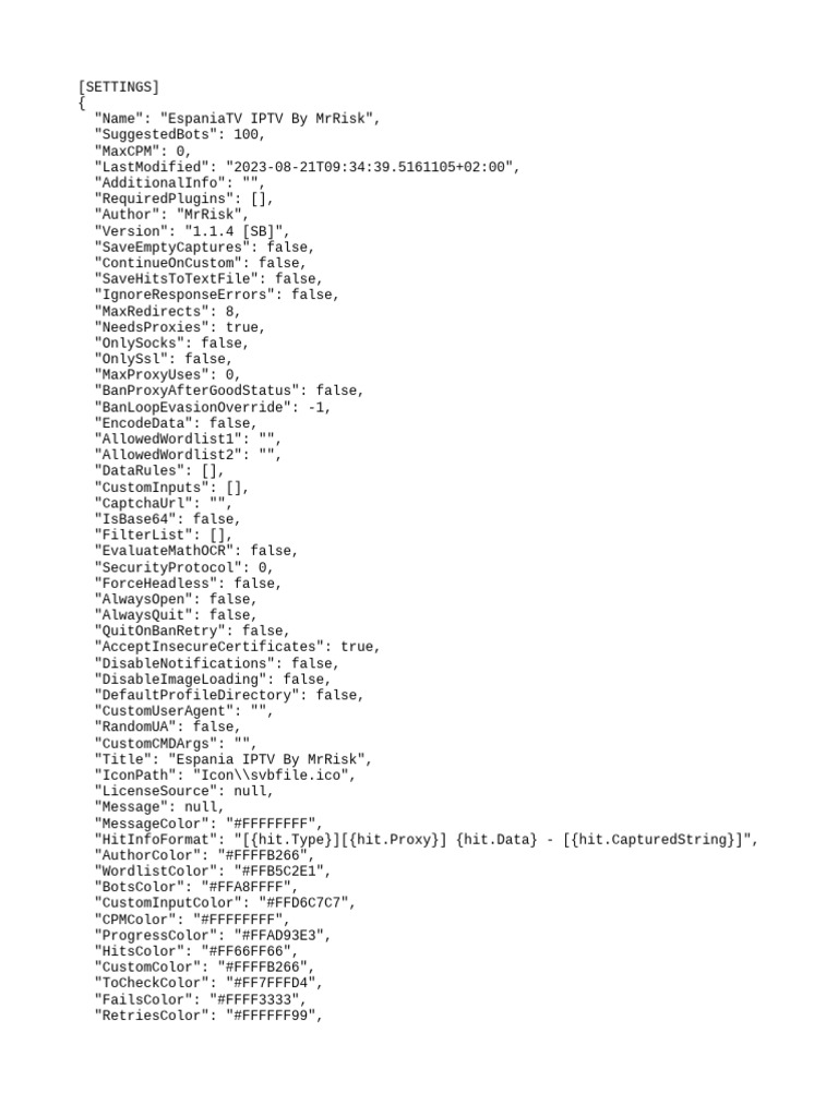 Espania IPTV by MrRisk - SVB | PDF | Computer Science | Information Technology