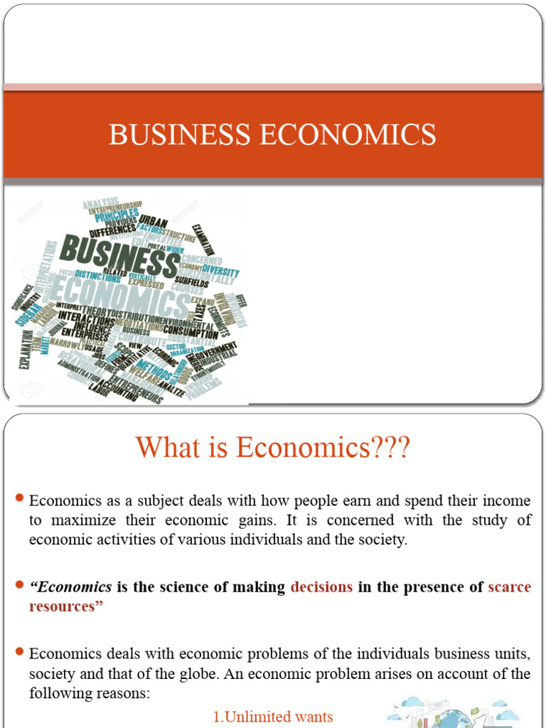 BUS ECO. ME - Introduction Importance Scope ME Decision Making and Roles | PDF | Economics ...