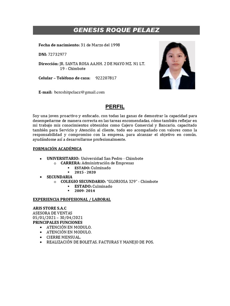 Roque Pelaez Genesis | PDF