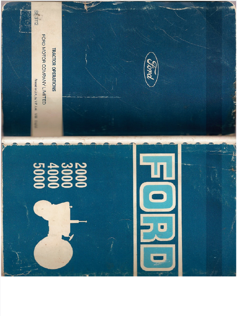 Dokumen - Tips Manual Ford 5000 | PDF