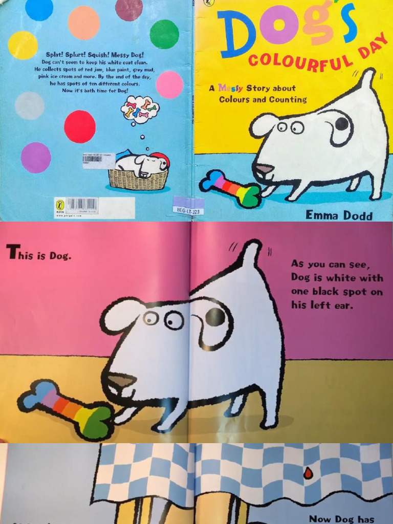 Dog's Colorful Day | PDF