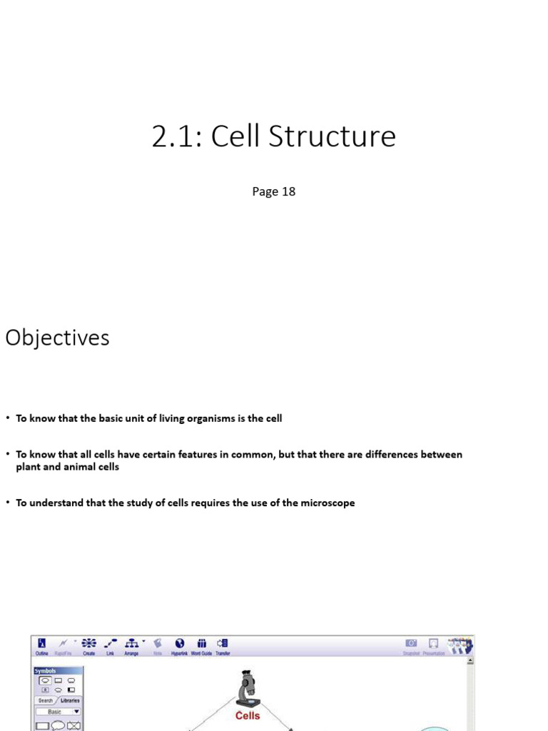 2.1 Cell Structure | PDF | Cell (Biology) | Chloroplast