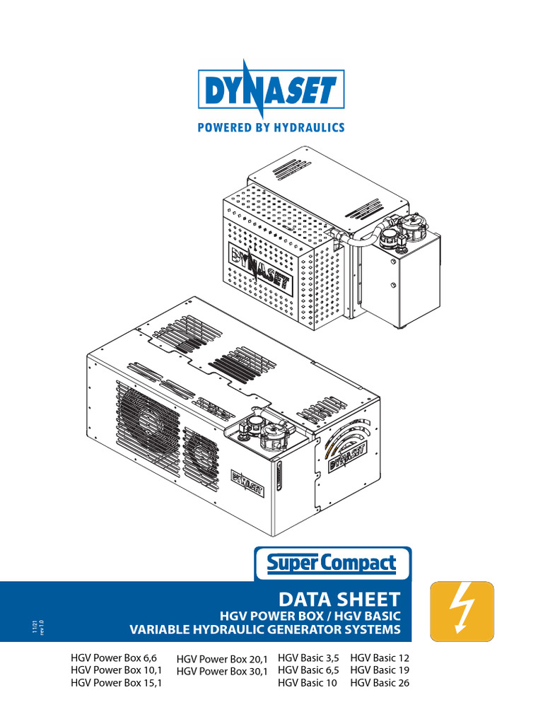HGV Power Box SC Data Sheet v1 0 | PDF | Alternating Current | Pump