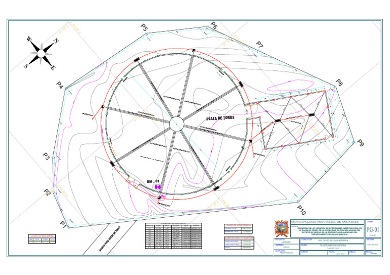 PLANTEAMIENTO GENERAL - Plano Plaza de Toro-Layout1 | Descargar gratis PDF | Plomería ...