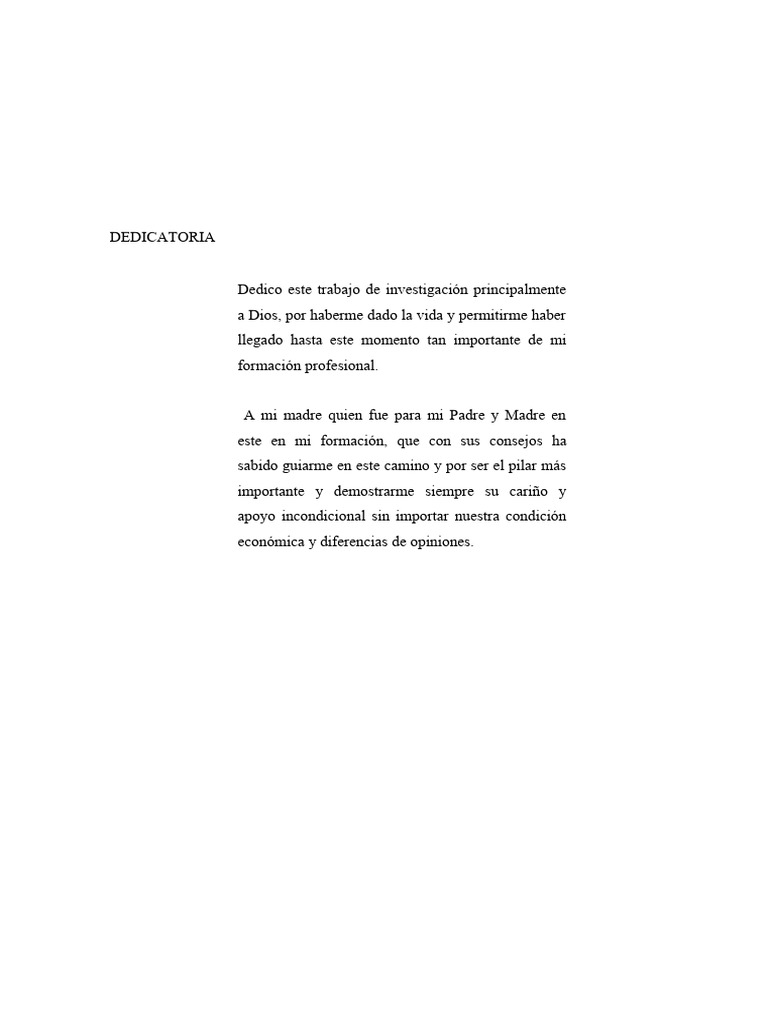 DEDICATORIA | PDF