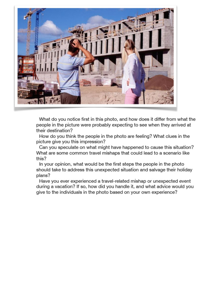 Travel Mishaps and Emotional Responses | PDF | Self-Improvement
