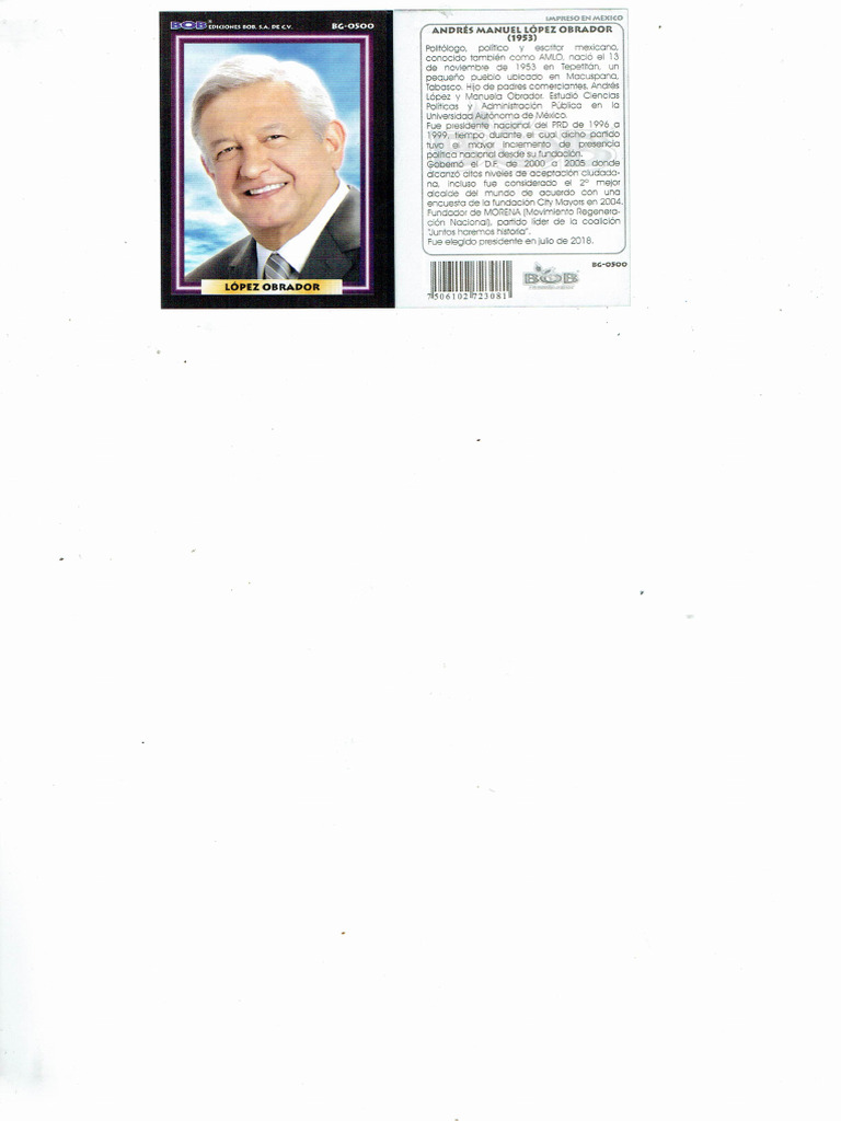 Andres Manuel Lopez Obrador | PDF