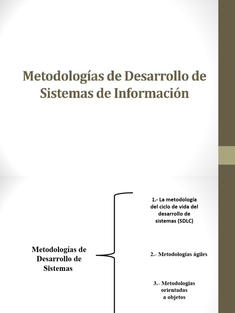 Metodologias de Desarrollo de SI | PDF | Lenguaje de modelado unificado | Software
