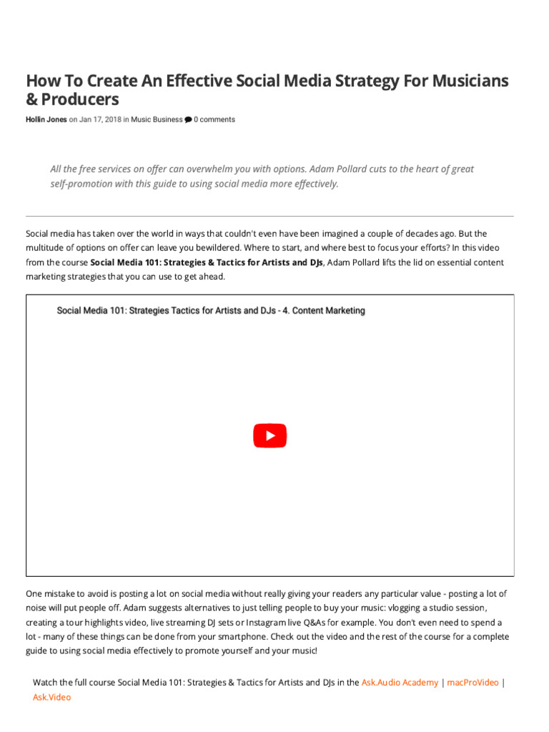 How To Use Social Media More Effectively - Ask | PDF | Social Media ... How To Use Social Media More Effectively - Ask | PDF | Social Media ...