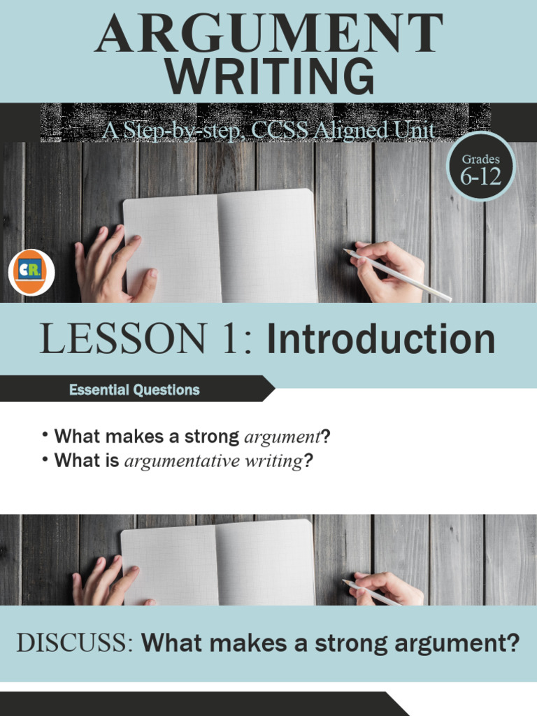 Arg Writing | PDF | Essays | Argument