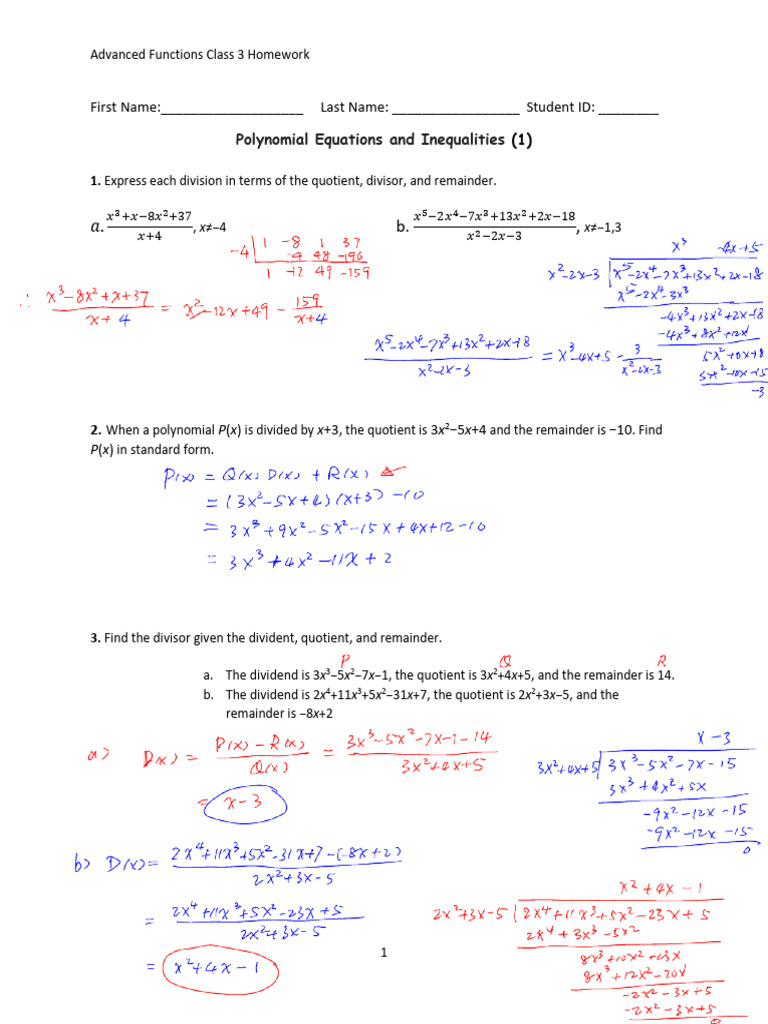Class 03 AdvancedFunctions HomeworkersSOL | PDF
