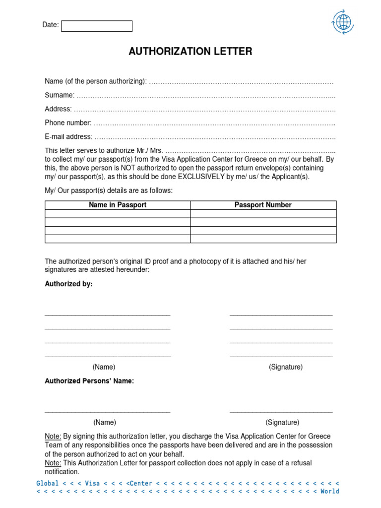 Authorization Letter.v3 | PDF