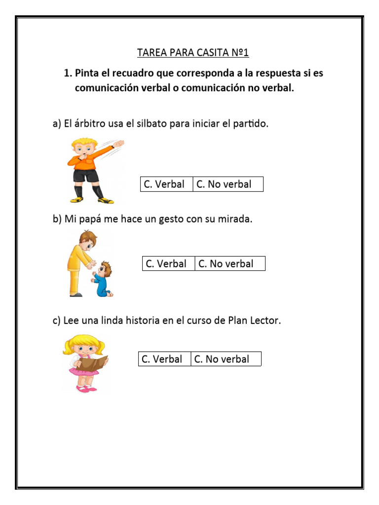 Ejercicios Con Los Elementos de La Comunicación | PDF