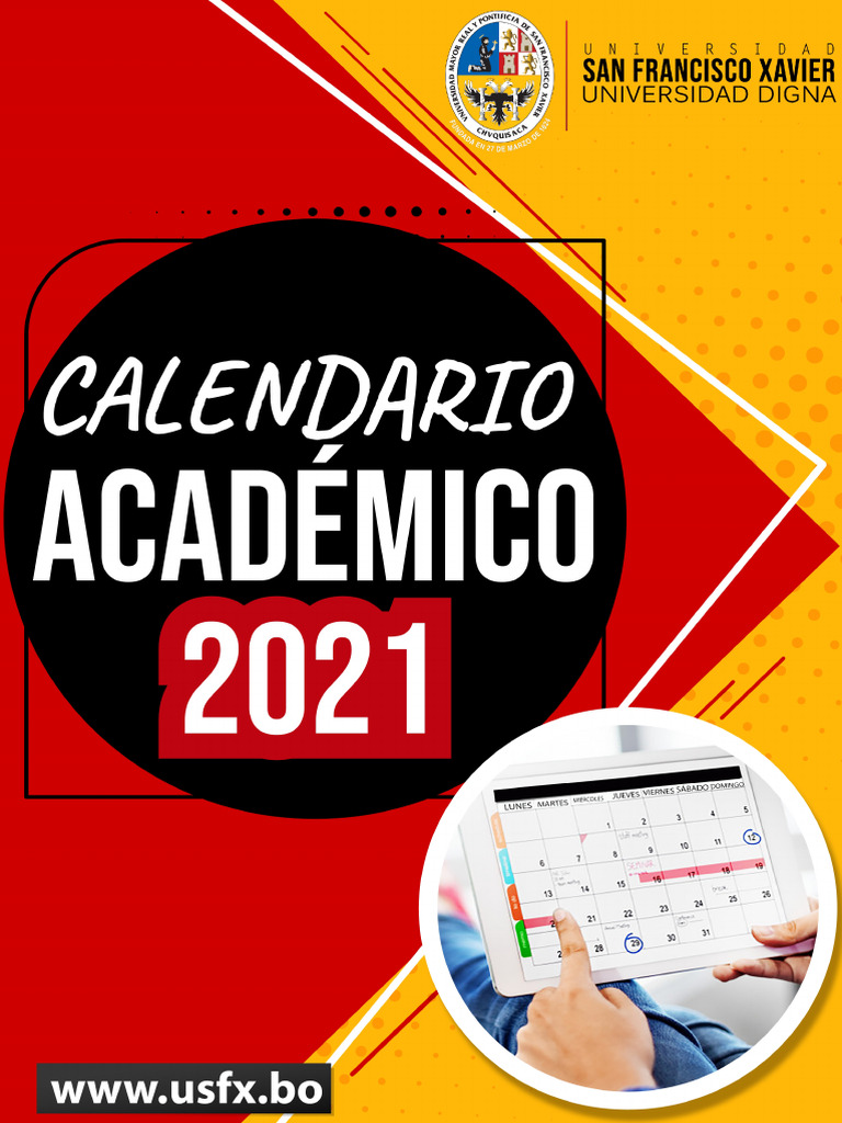 Calendario Académico Usfx 2021 (1) - 210927 - 091926 | PDF