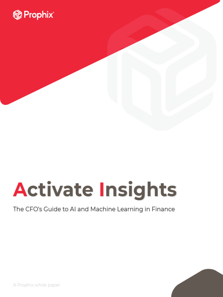 Prophix Activate Insights | PDF | Artificial Intelligence ...