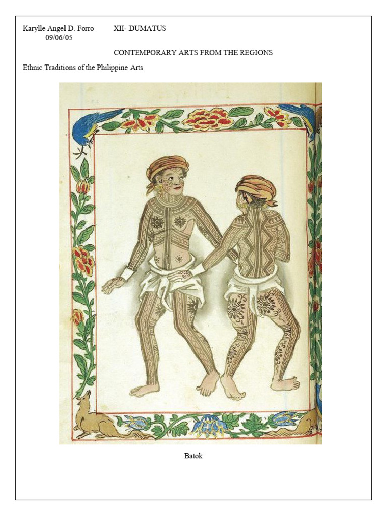 Contemporary Arts - Example Paintings | PDF