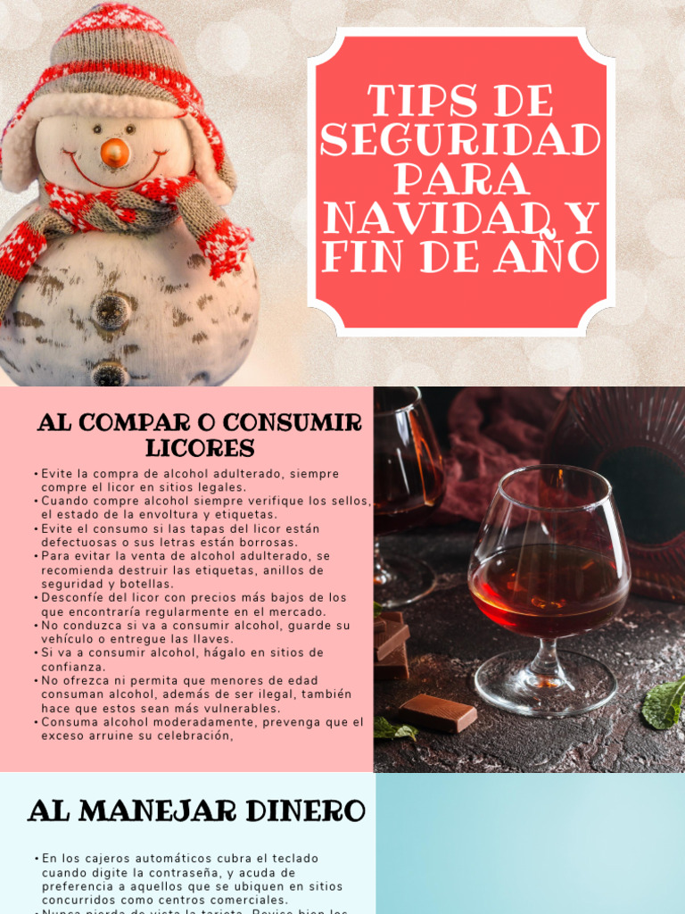 Recomendaciones de Seguridad para Navidad | PDF
