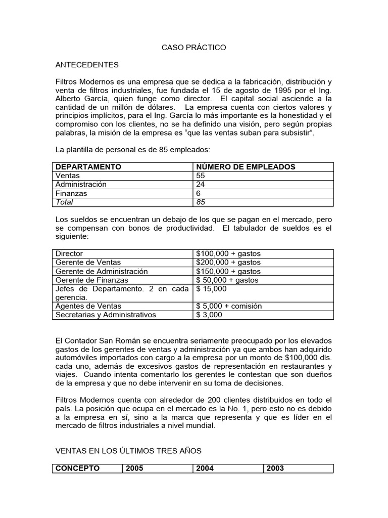 Caso PrÃ¡Ctico 1 | PDF