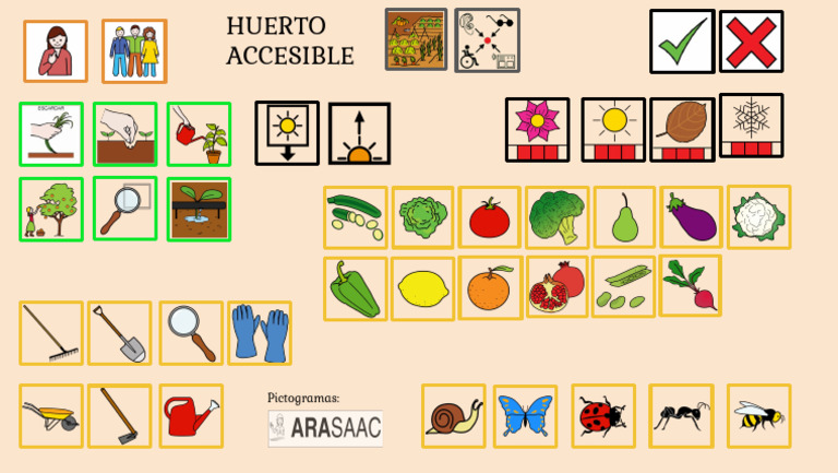 Cartel Huerto Arasaac | PDF
