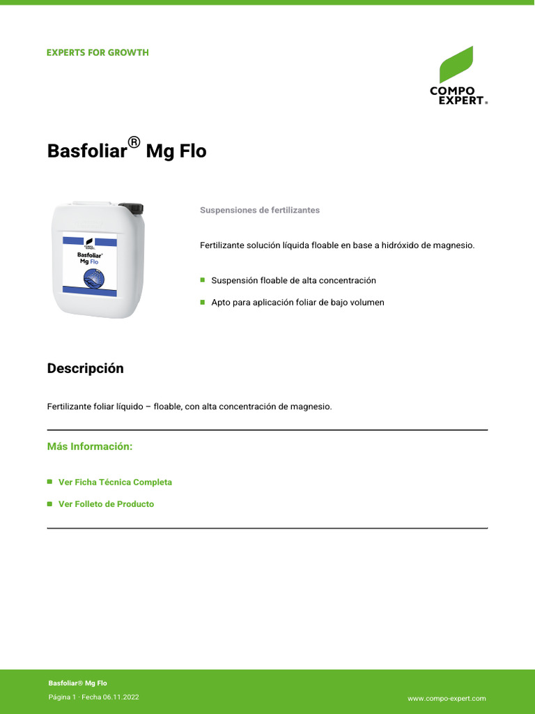 Basfoliar MG Flo | PDF
