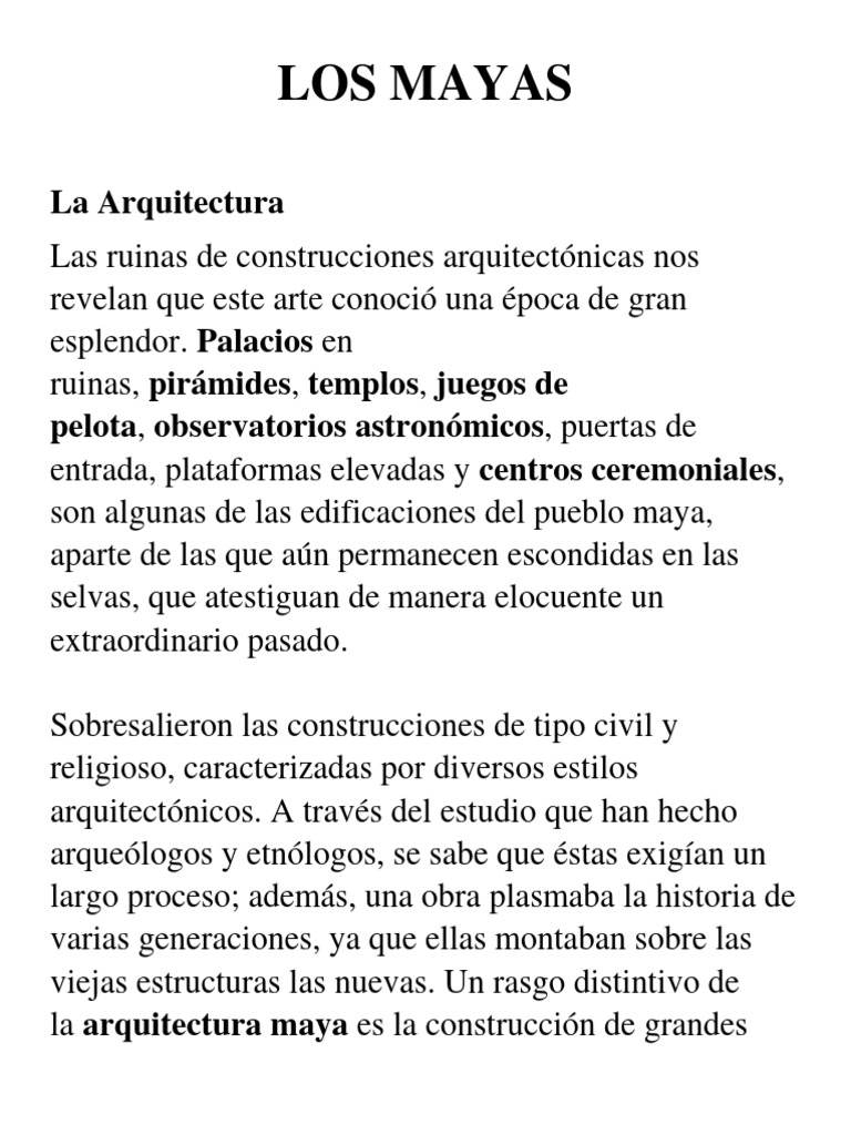Mayas y Aztecas | PDF | Civilización maya