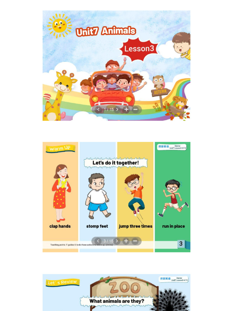 Unit 2 Lesson 7 Animals Starter GK | PDF